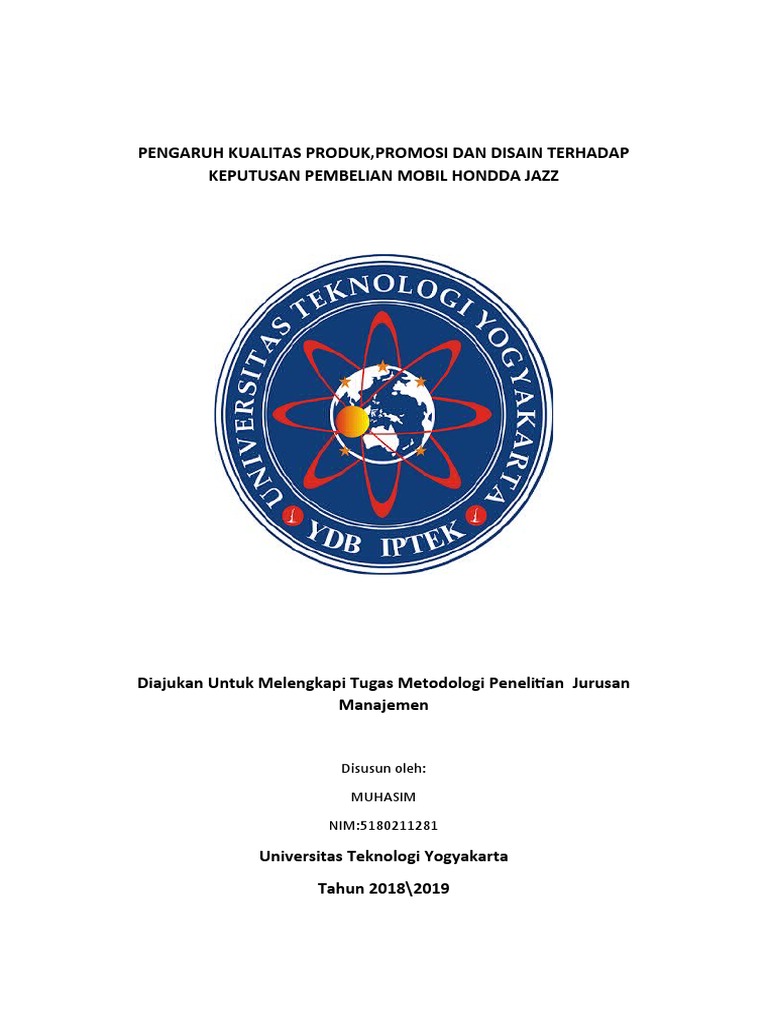 Proposal Penelitian Metopen | PDF