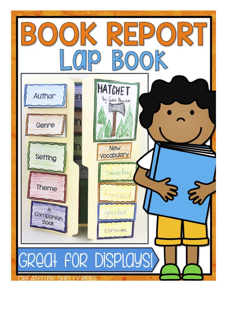 Book Report Lapbook Template | PDF
