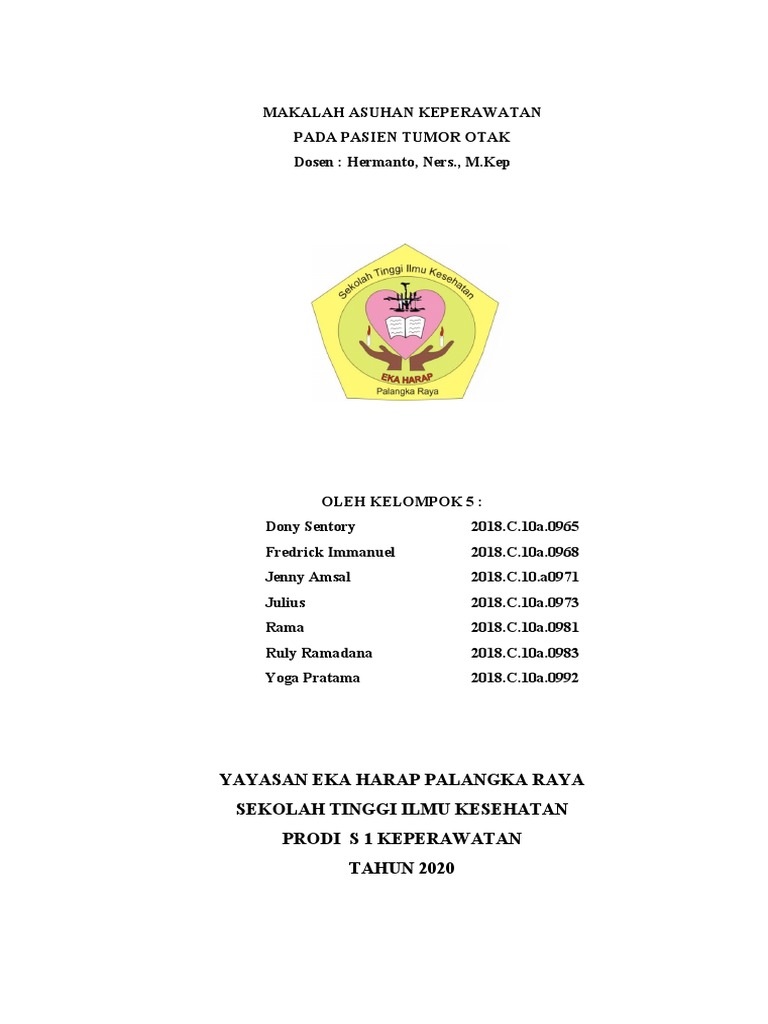 Makalah KMB Kelompok 5 (Tumor Otak) | PDF