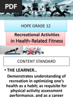 Grade 11 HOPE 1 | PDF | Physical Fitness | Aerobic Exercise