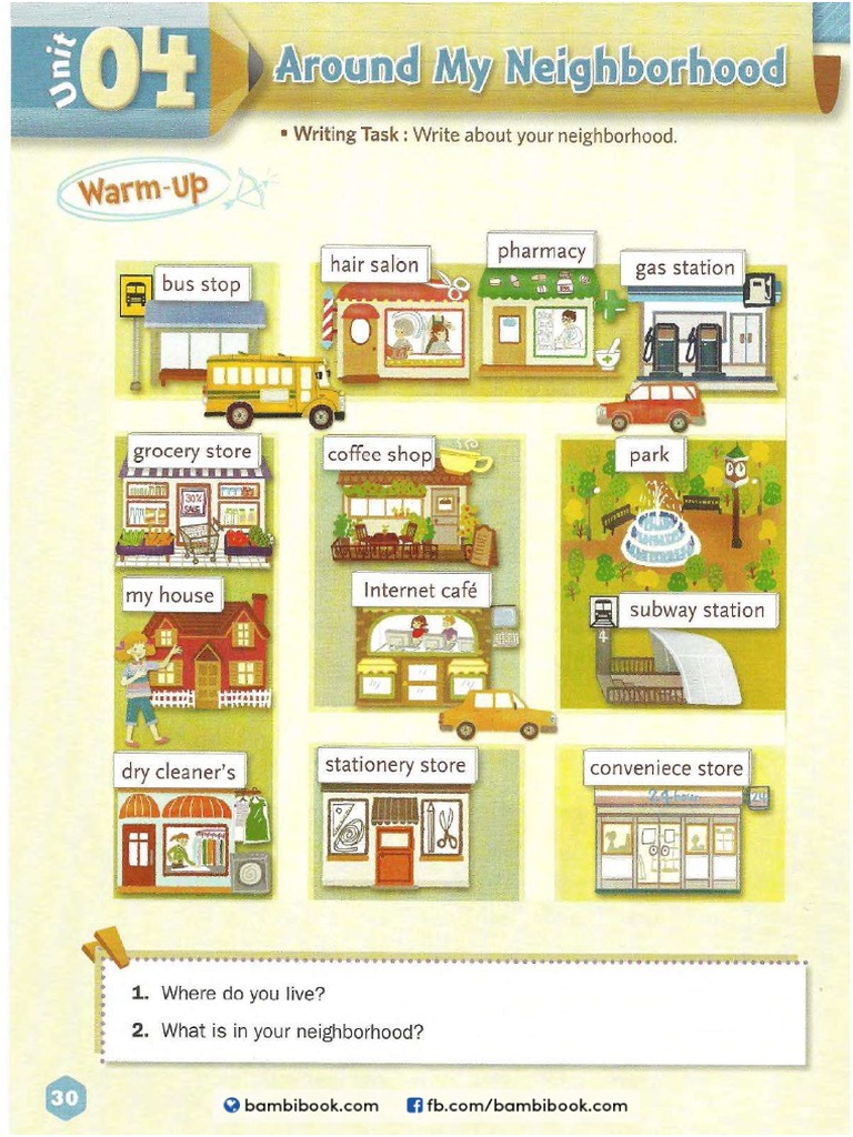 Places in Town - Write Right 3 SB | PDF