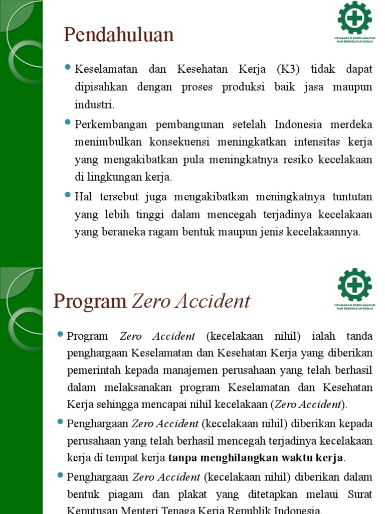 Zero Accident | PDF | Karier & Perkembangan
