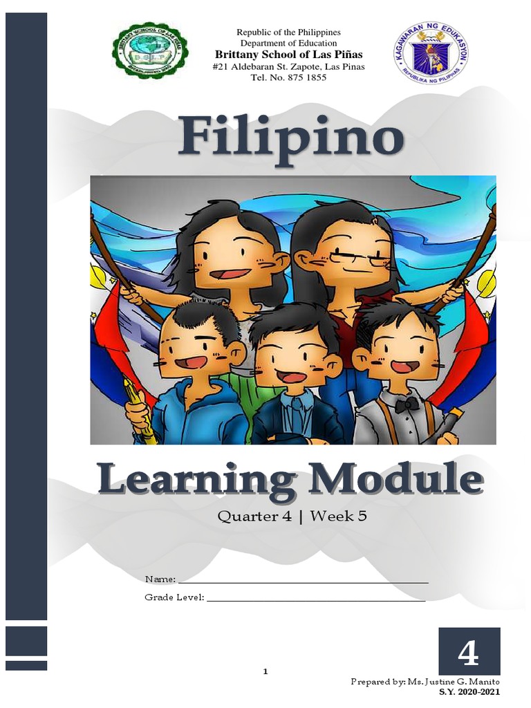 Filipino 4 q4-Wk5 | PDF