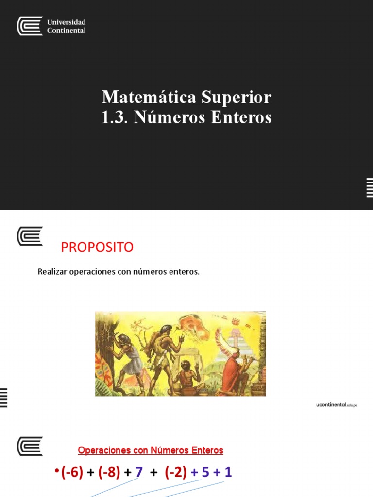 01.3. OperacionesEnteros Fracciones | PDF | Entero | Lexicología