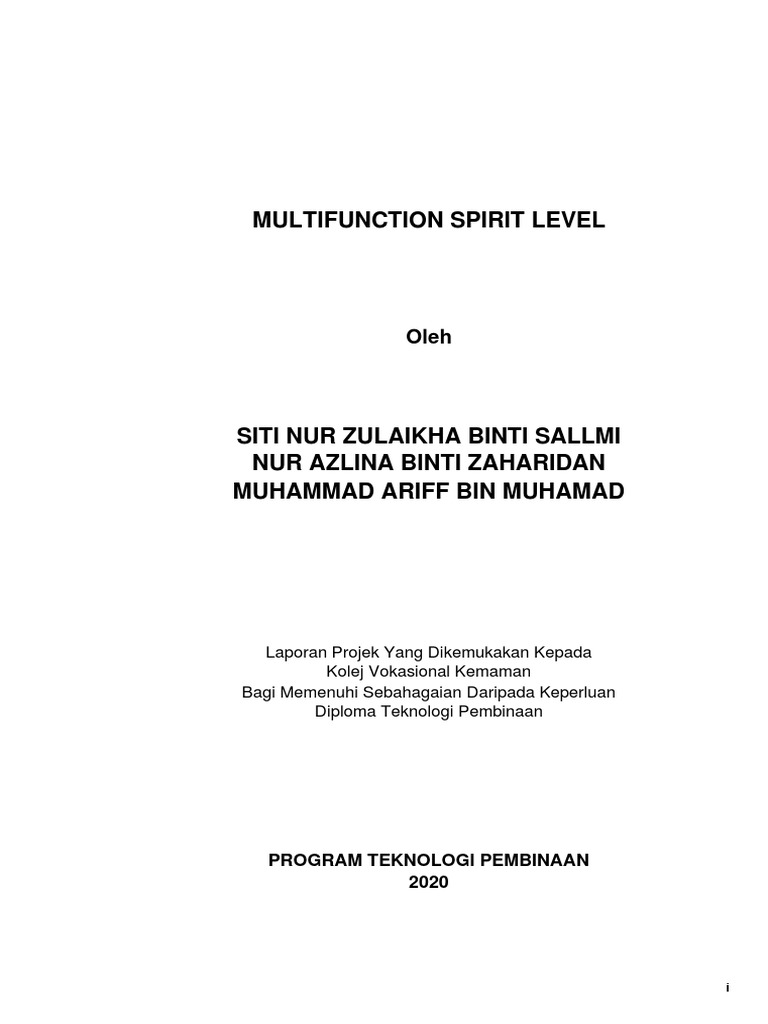 Inovasi Alat Aras Spirit Multifungsi | PDF
