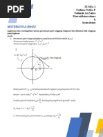 Pengertian Elips Beserta Rumus Dan Contoh Soalnya | PDF
