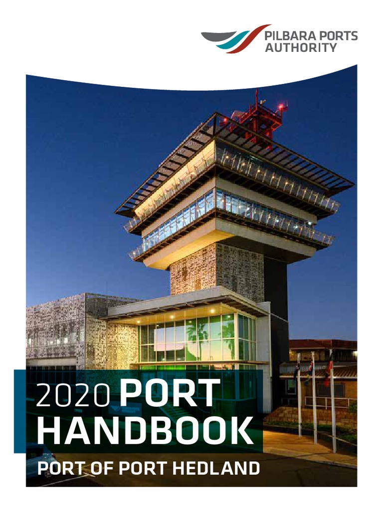 Port of Port Hedland 2020 Handbook Low Res | PDF | Tide | Rain