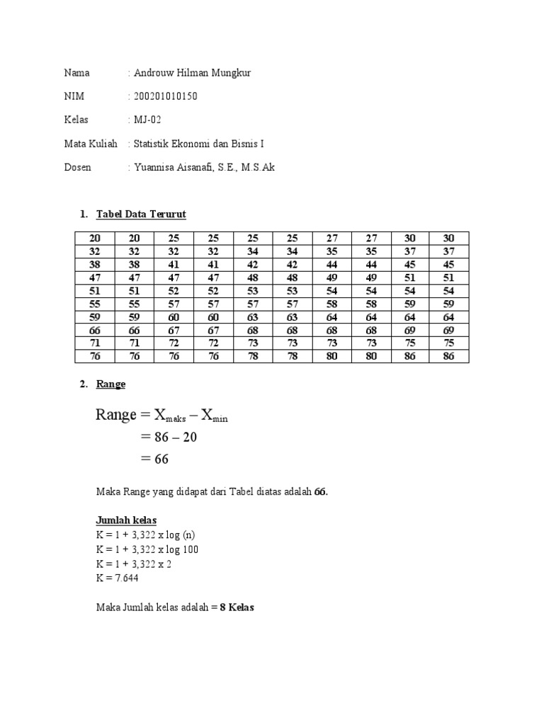 Quis Statistika | PDF