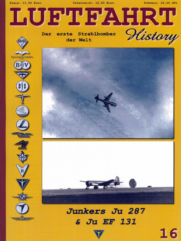 Luftfahrt History 16 - Junkers Ju 287 - Ju EF 131 | PDF