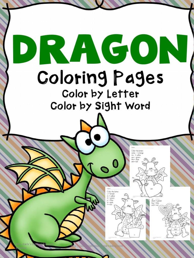 Free Printable Dragon Coloring Pages | PDF