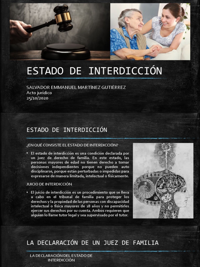 Estado de Interdicción | PDF | Estado (política) | Juez