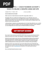 How To Hack Facebook Accounts - New Methods (Another Highly Detailed ...