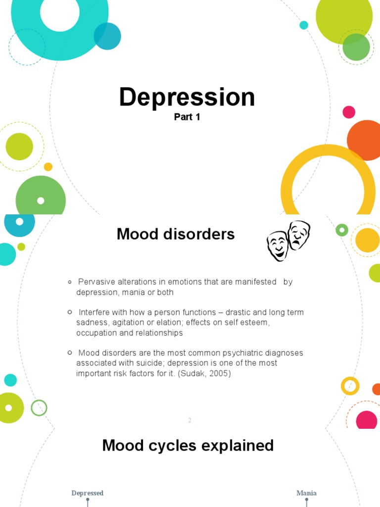 Depression Part 1 Pdf Mood Disorders Major Depressive Disorder