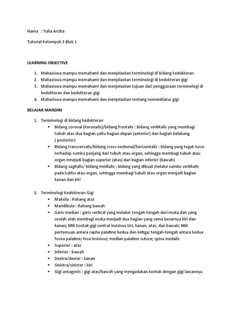 Modul 3 Blok 1 | PDF