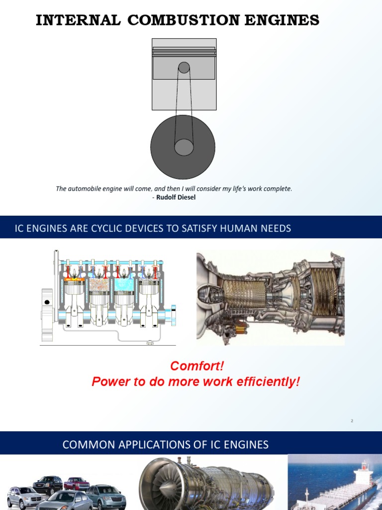 History and Evolution of IC Engines | PDF | Internal Combustion Engine ...
