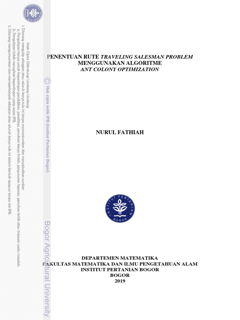 TSP Ant Colony | PDF