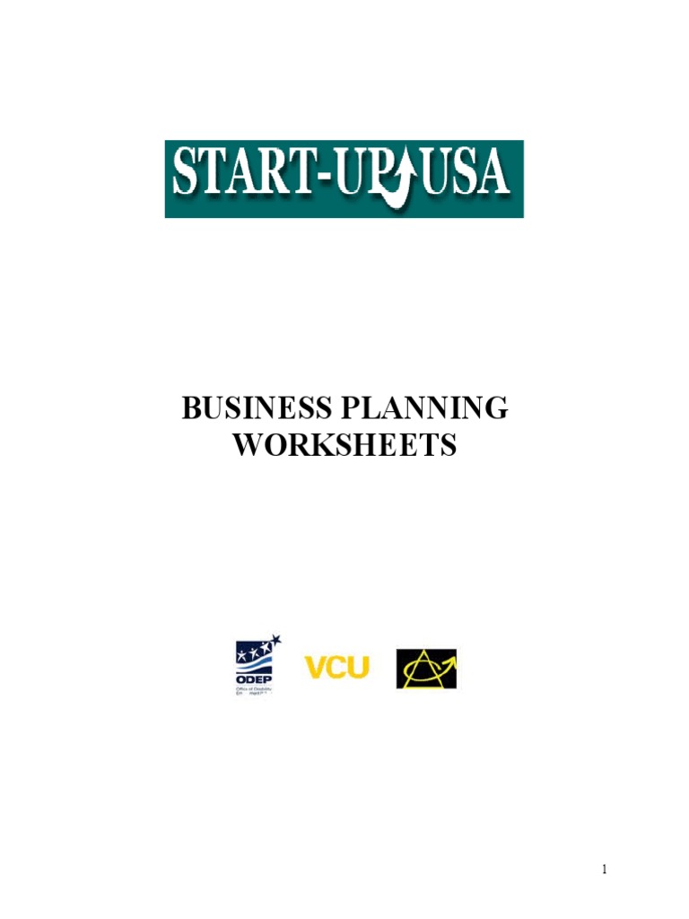Business Planning Worksheet | PDF | Retail | Marketing