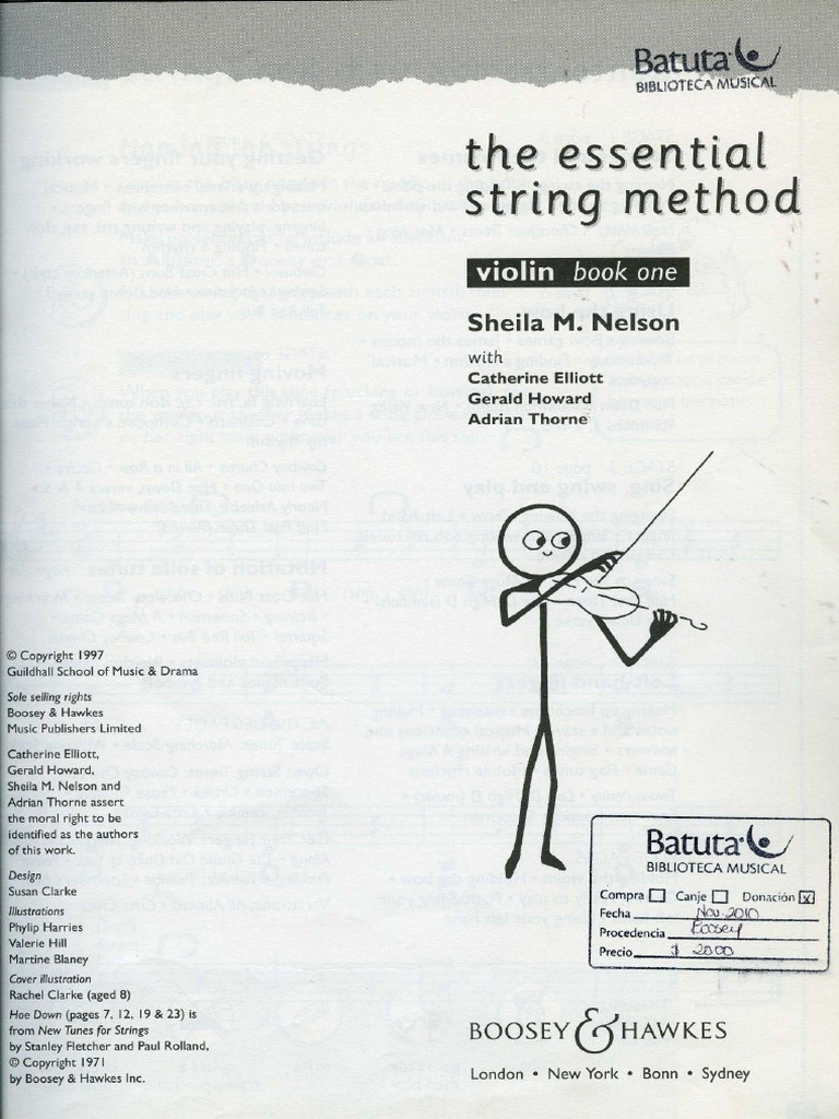 The Essential String Method Violin Book | PDF