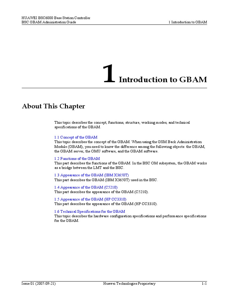 01-01 Introduction To GBAM | PDF | Usb | Manufactured Goods