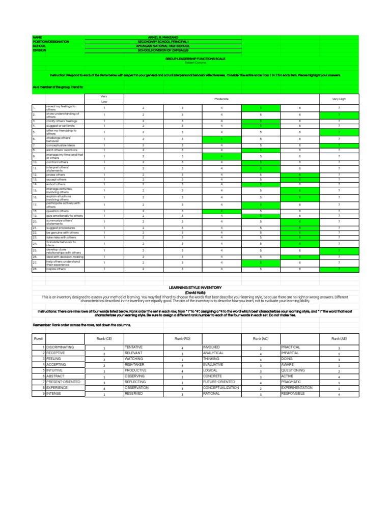 Amungan National High School | Download Free PDF | Learning Styles ...
