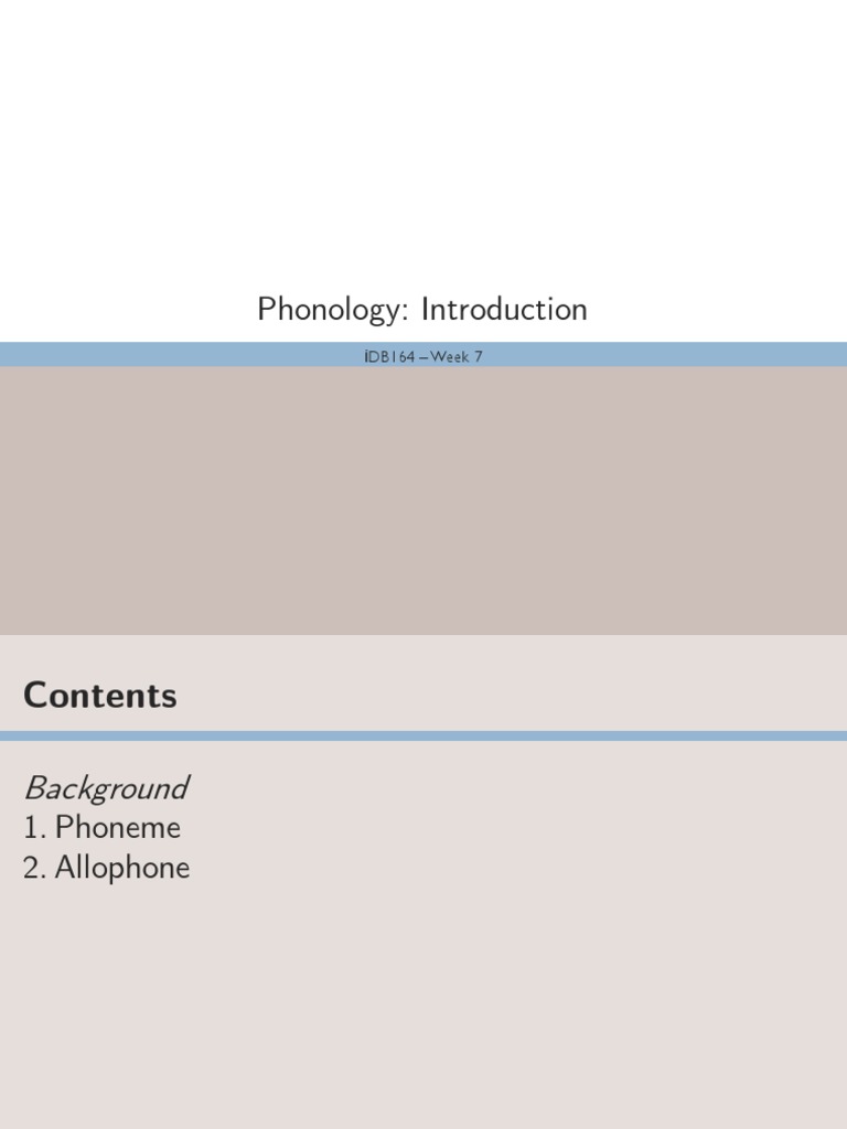 idb164w7 | PDF | Phoneme | Phonology