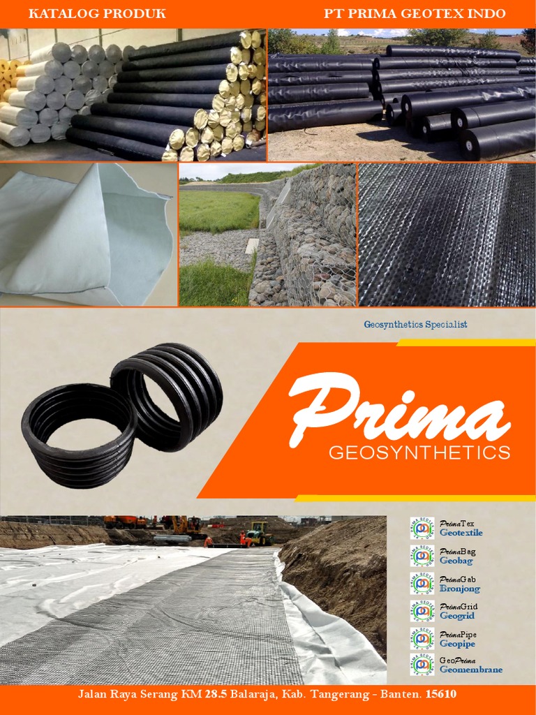 Katalog 2021 PT. PRIMA GEOTEX INDO | PDF