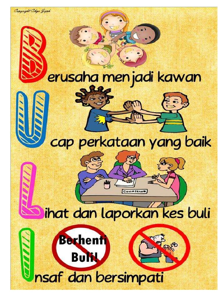 Contoh Poster Buli | PDF