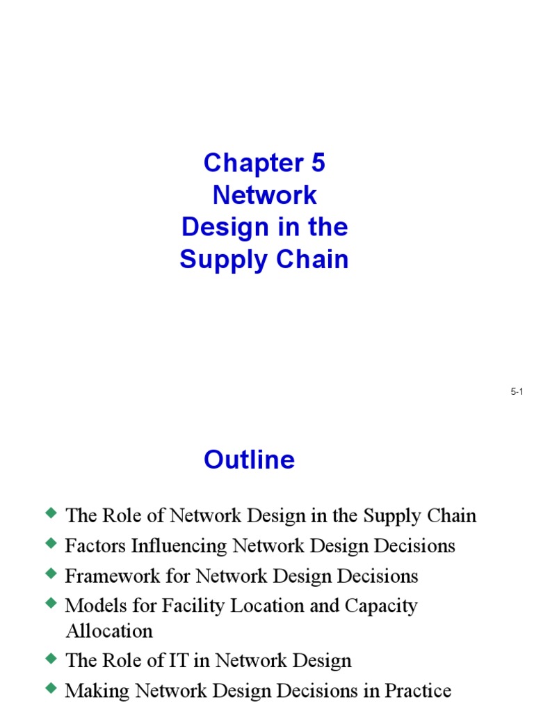 05 - Network Design in Supply Chain | PDF | Supply Chain | Logistics