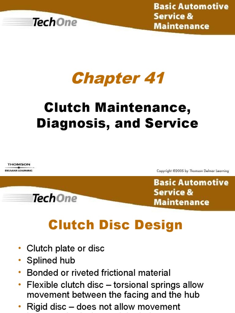 A Comprehensive Guide to Clutch System Design, Operation, Maintenance ...