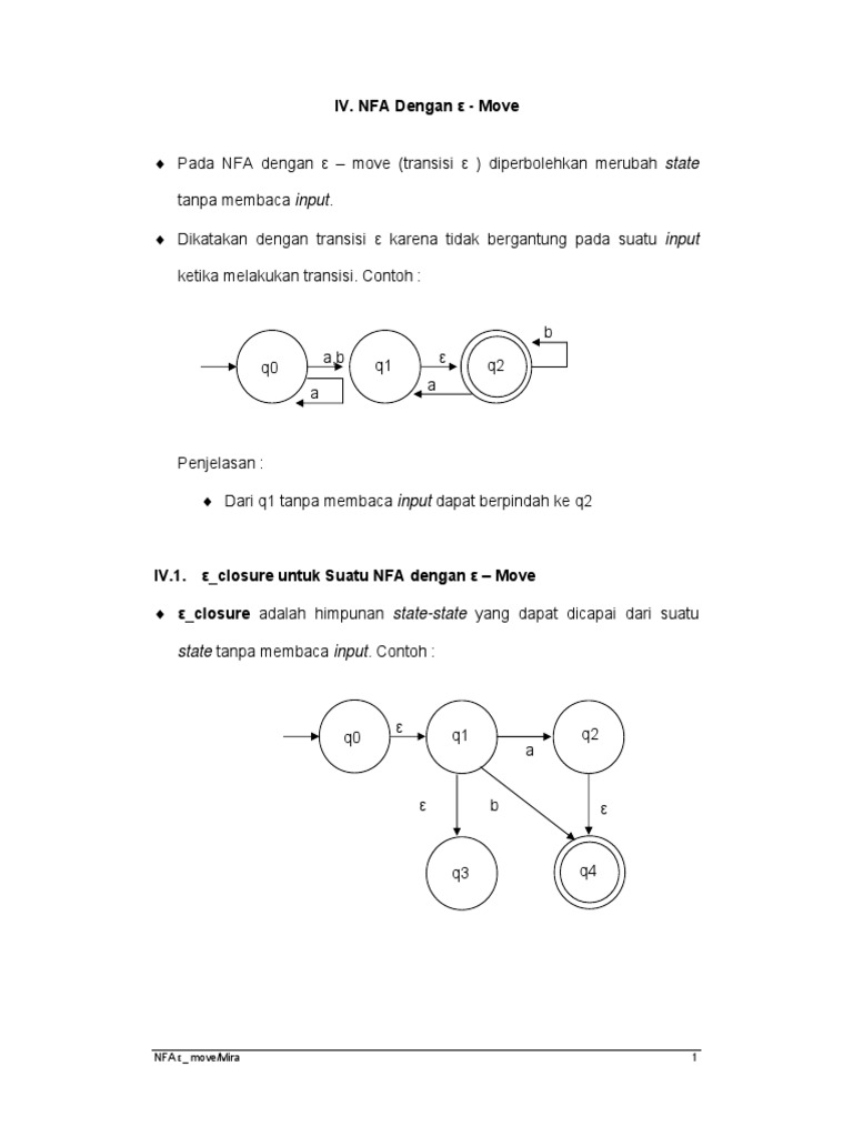 Nfa Empty Move | PDF