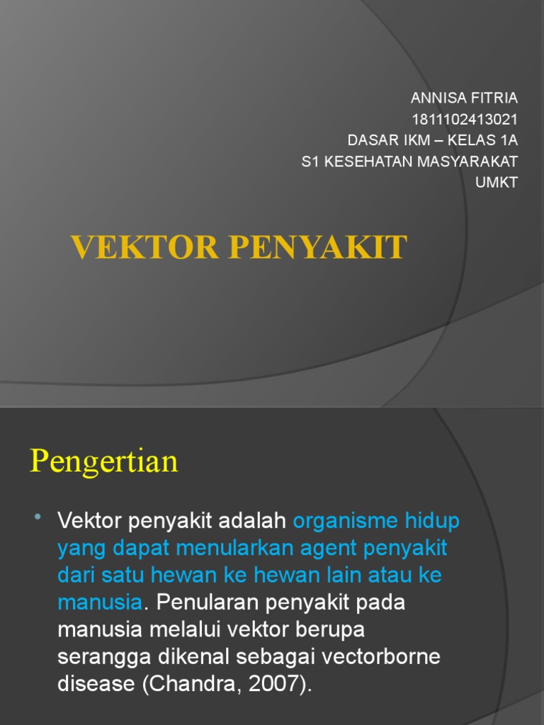 Vektor Penyakit | PDF