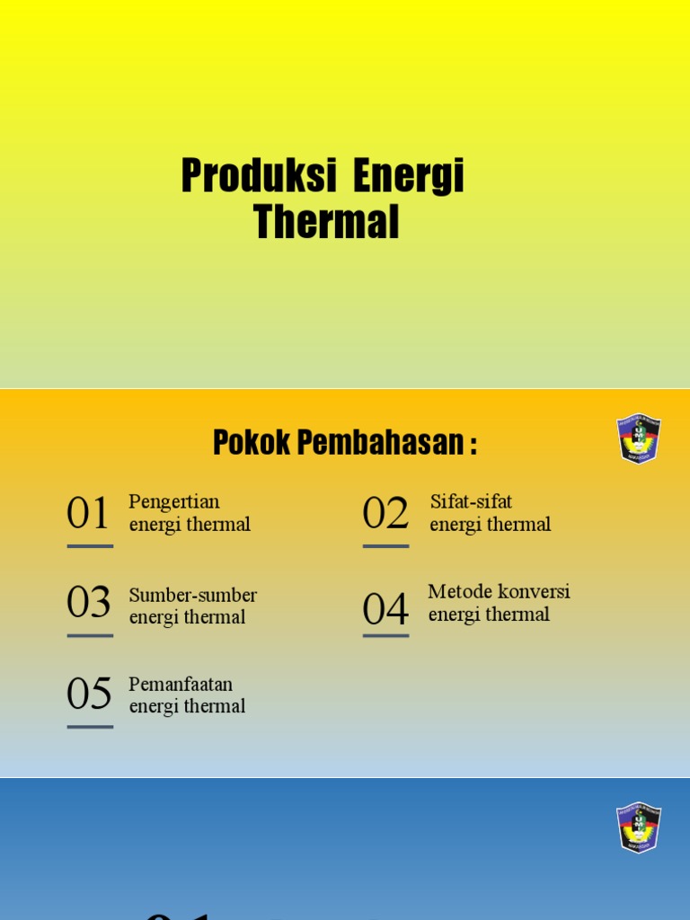 Produksi Energi Termal | PDF