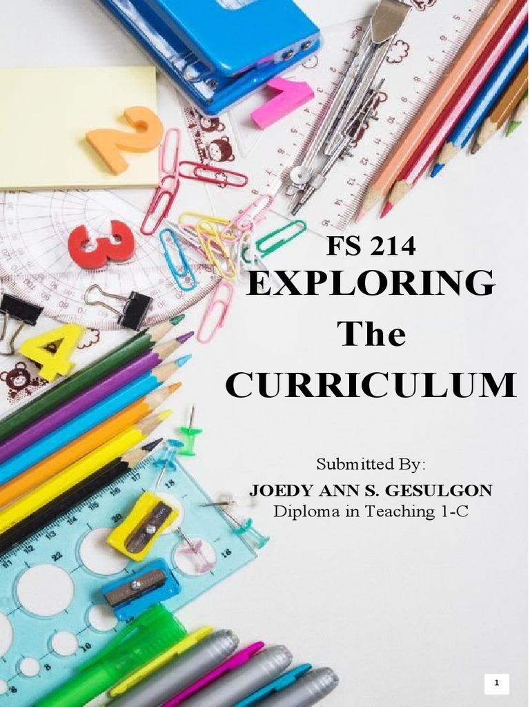 FS 214 Exploring The Curriculum-With Answers | PDF | Reading ...