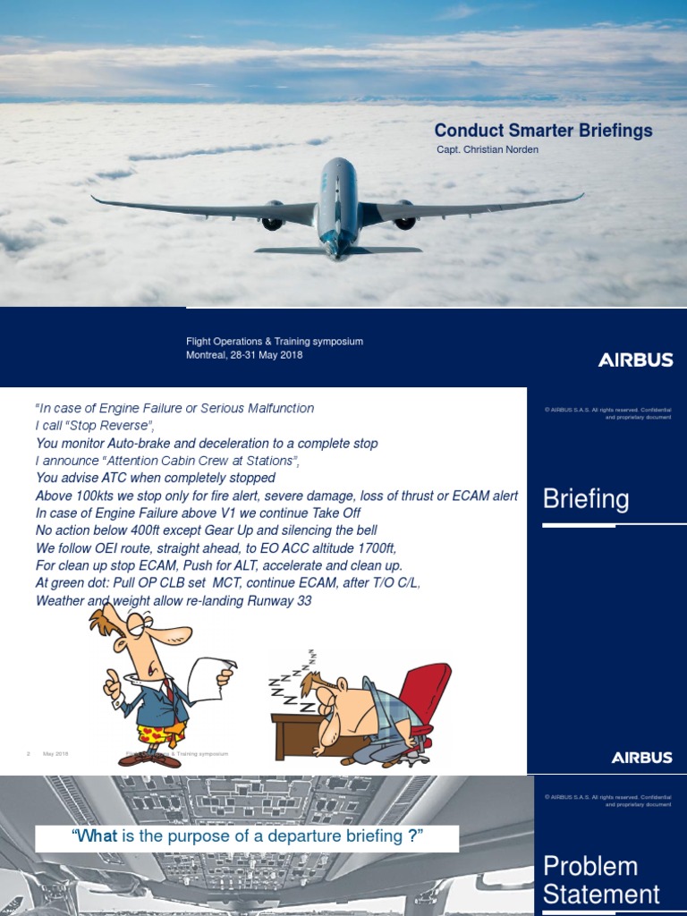Conduct Smarter Briefings | PDF | Turbine Engine Failure | Flight
