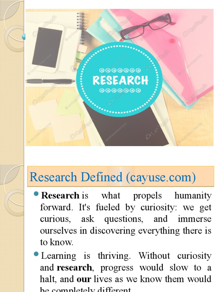 Research Presentation - Chapter 1 | PDF | Conceptual Framework | Theory