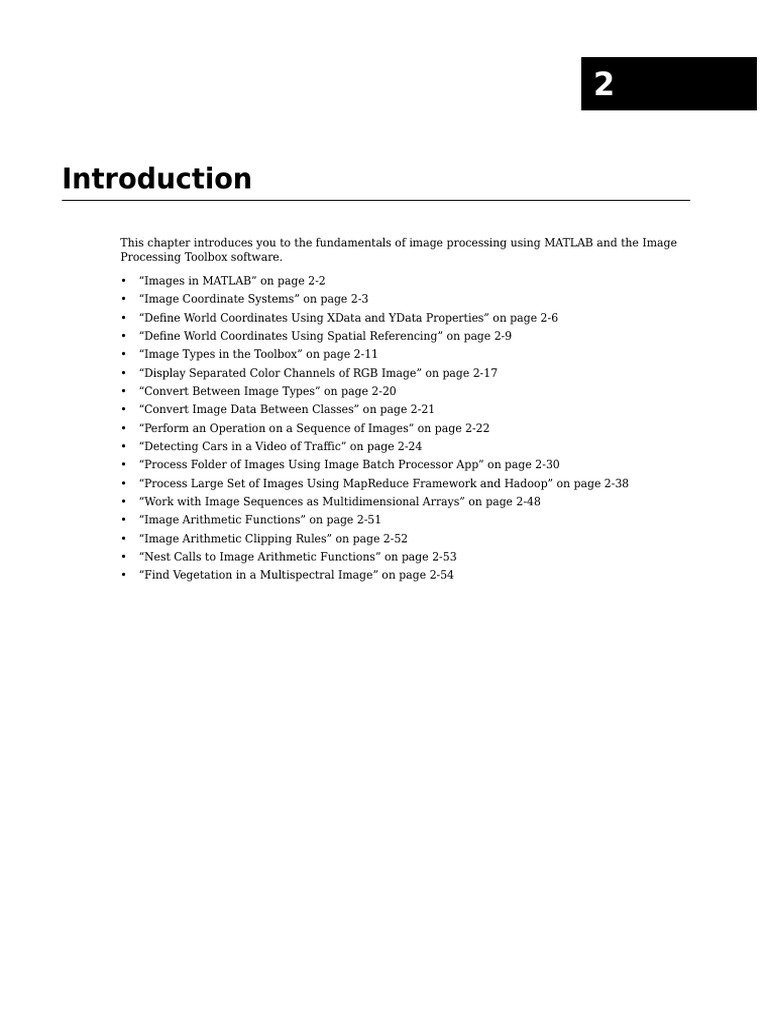 IPT - Chapter 02 - Images in Matlab | PDF
