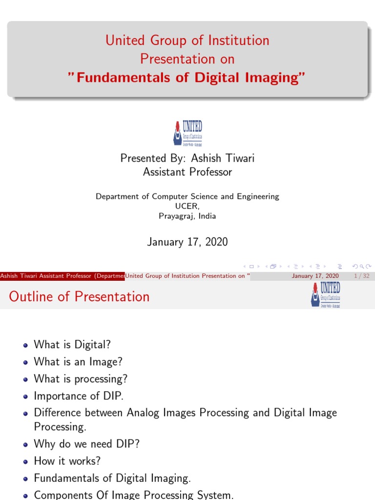 DIP Presentation | PDF | Computer Vision | Data Compression