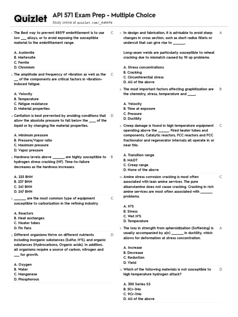 Api 571 | PDF | Corrosion | Fracture