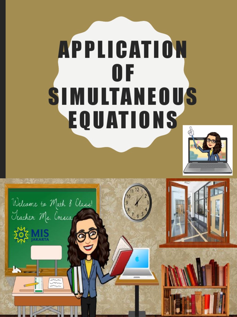 Application OF Simultaneous Equations | PDF | Equations | Cognition