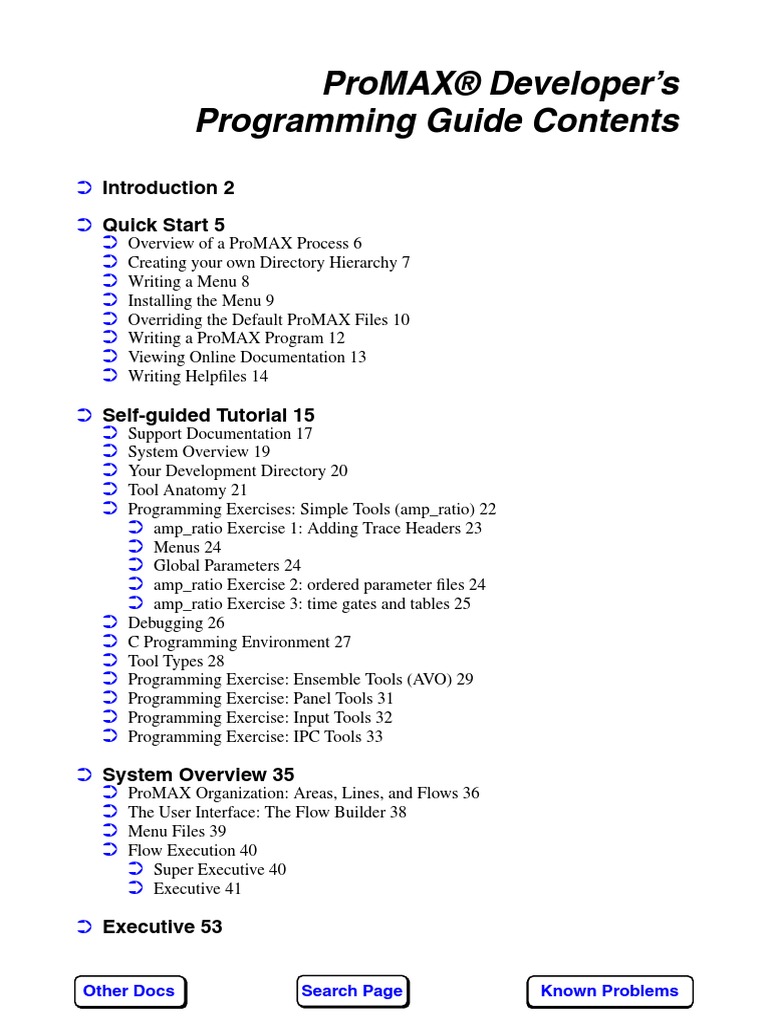 ProMAX Developers | PDF | Subroutine | Parameter (Computer Programming)