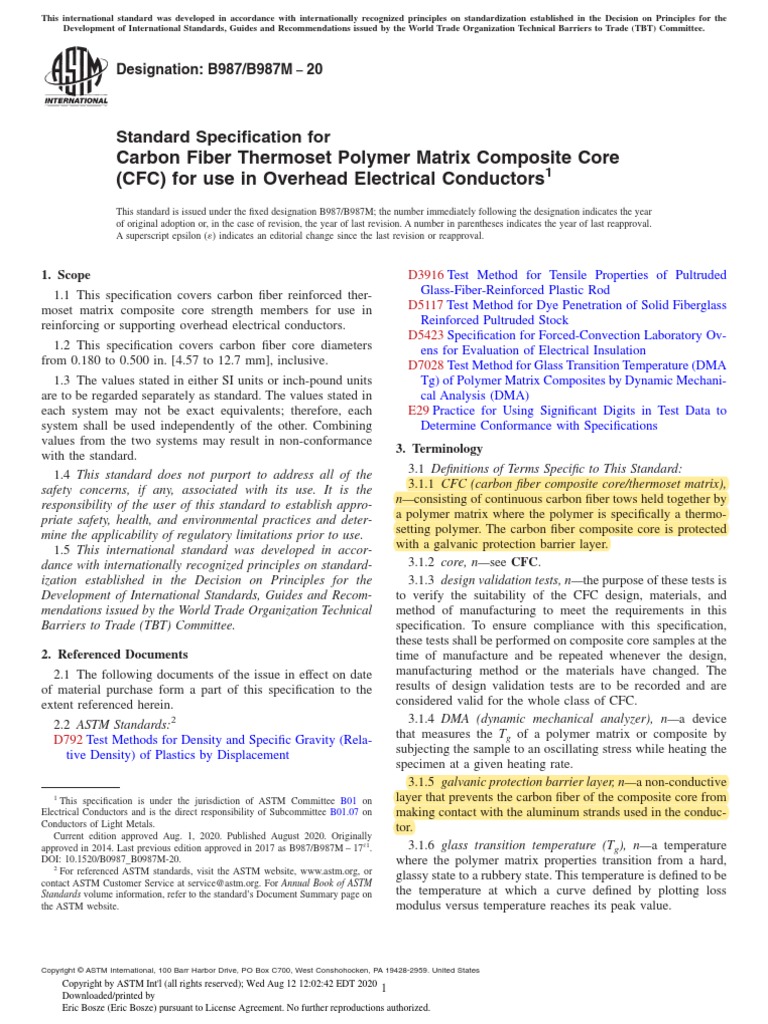Astm B987-2020 | PDF | Composite Material | Fracture
