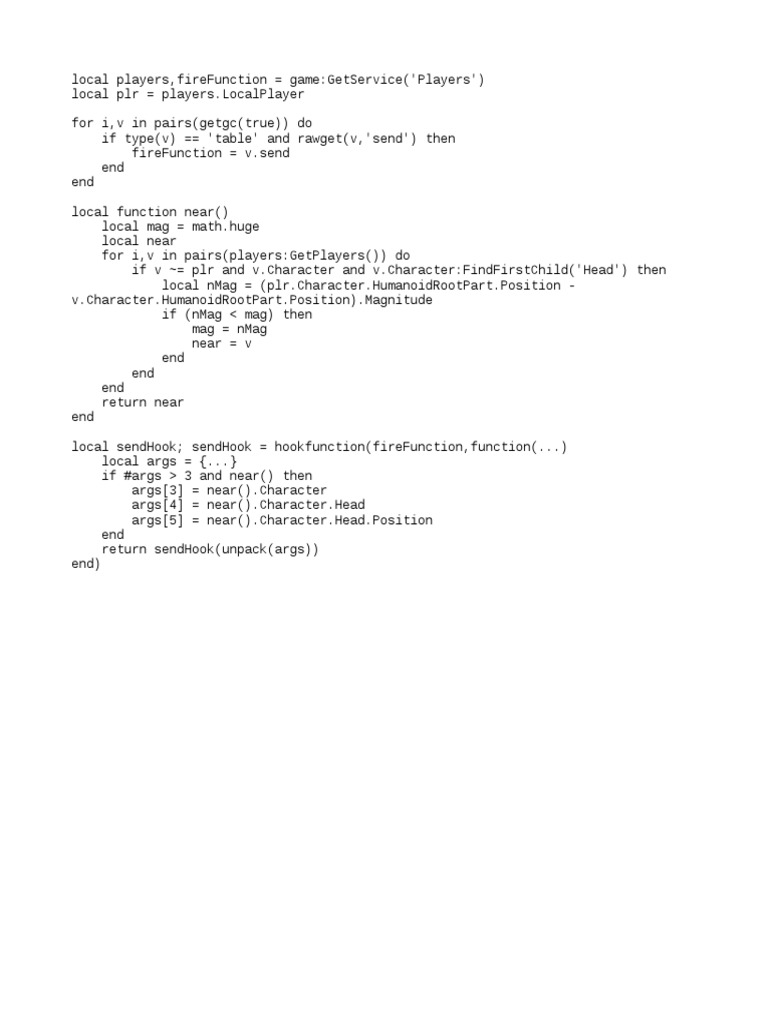 Roblox Pistol 1v1 Script 2024 | PDF