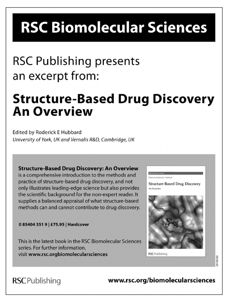 SBDD An Overview | PDF | Drug Design | Ligand (Biochemistry)