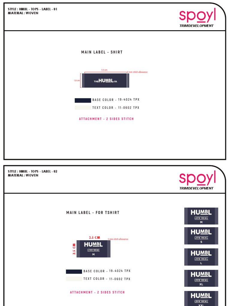 Packaging - MB Tops Labels | Download Free PDF | Clothing | Leisure