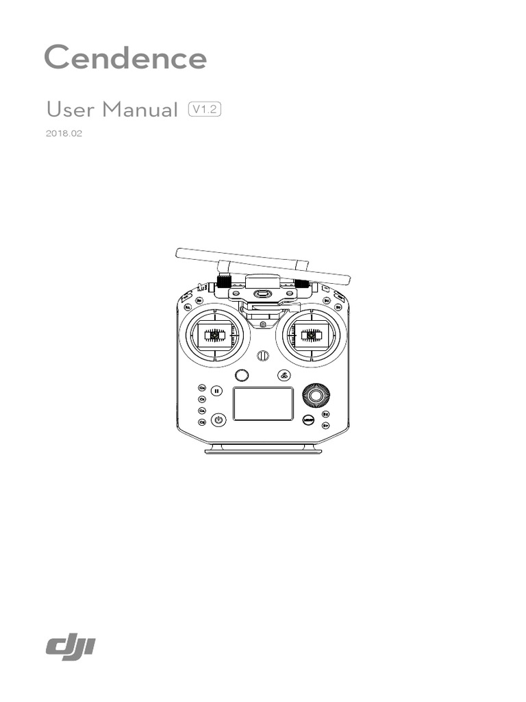 Cendence User Manual EN 20201120 | PDF | Battery Charger | Remote Control