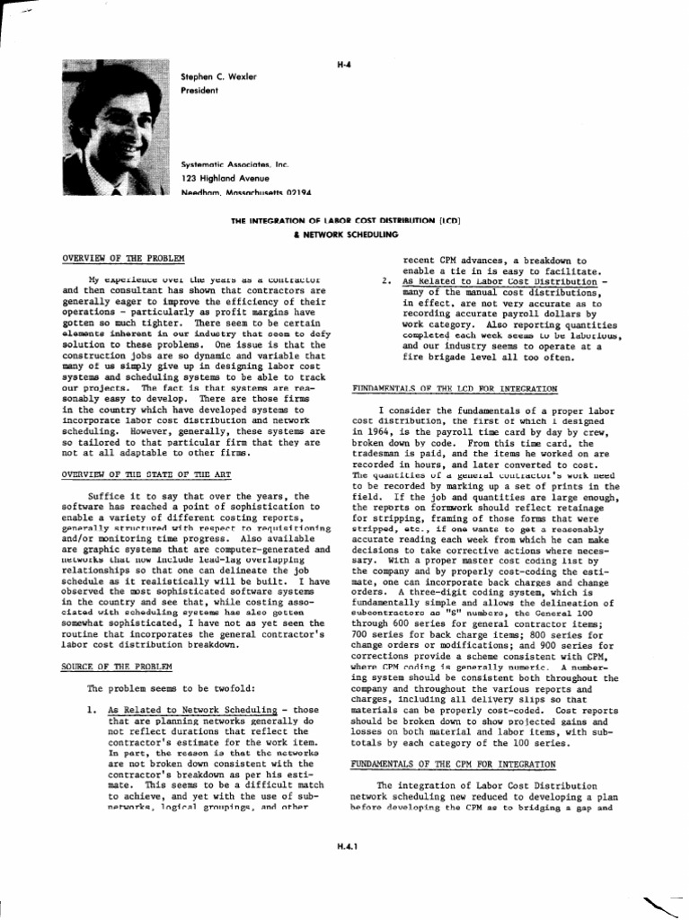 H-A Stephen C. Wexler President | PDF | Business | Computing And ...
