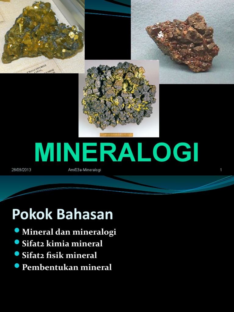 Mineralogi - Machali Muchsin | PDF