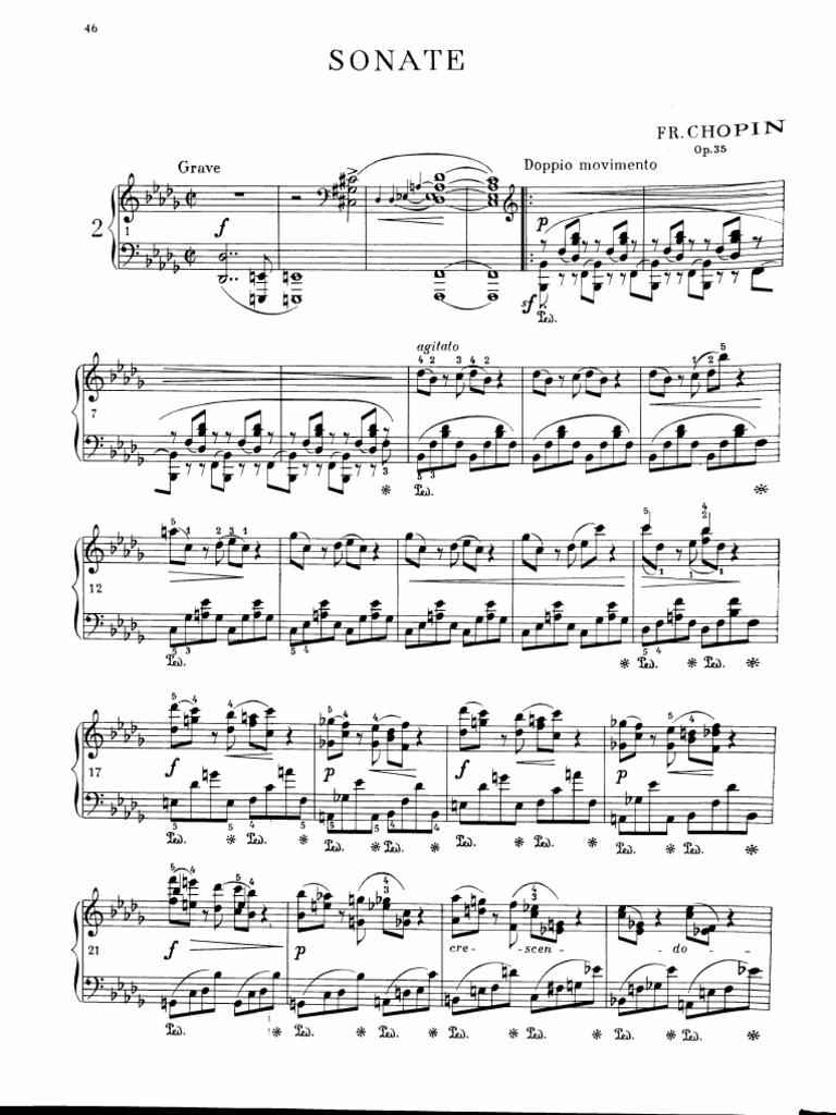 Chopin Sonata 2 | PDF