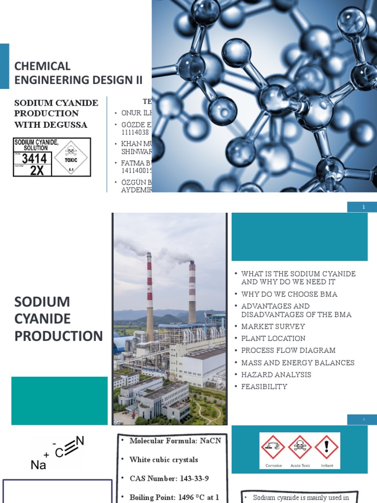 Chemical Engineering Design Ii: Sodium Cyanide Production With Degussa ...