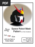 Squidgame Frontman Template Mask Assembli 1 | PDF | Stationery